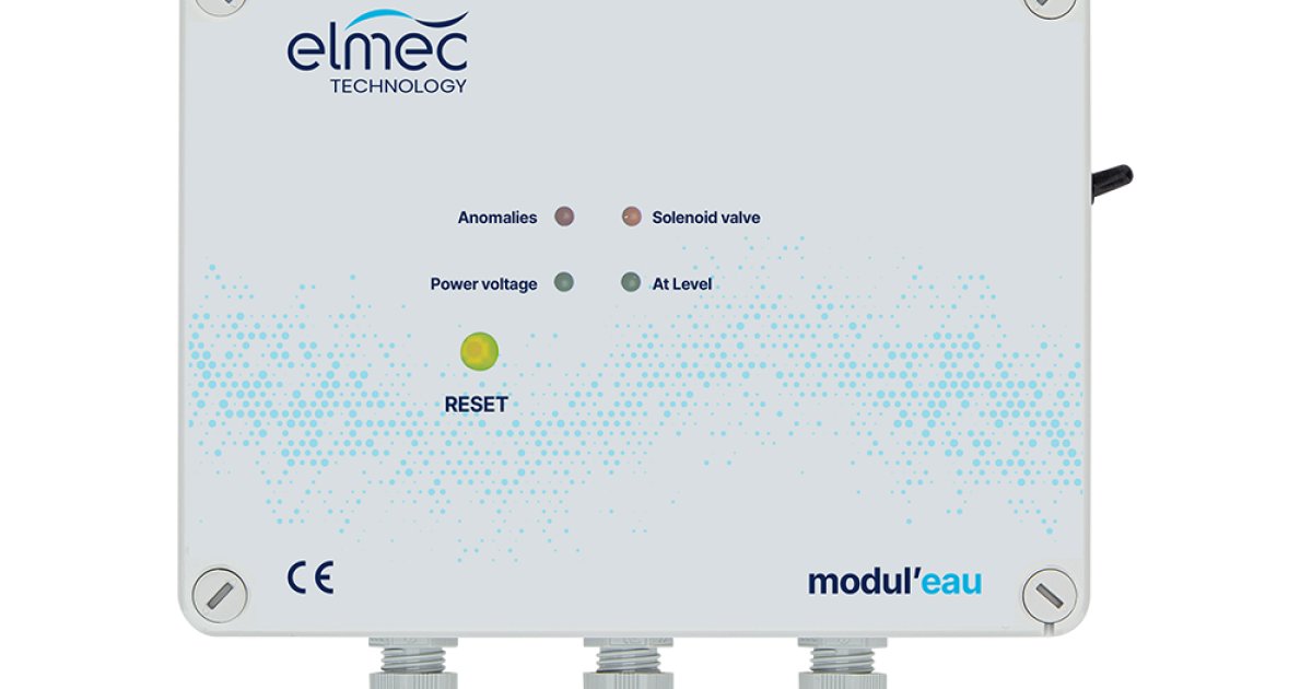 Automatic water level management - Elmec Technology